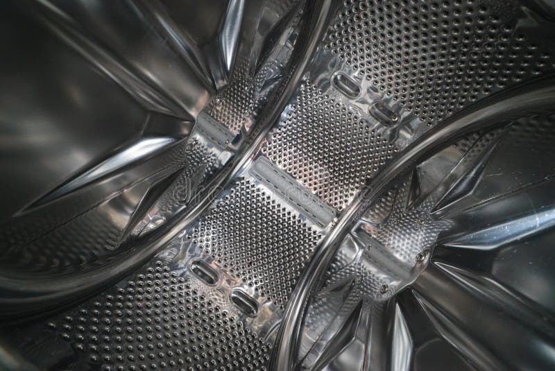 Washing Machine Close-up Drum Inside Stock Image - Image of device ...