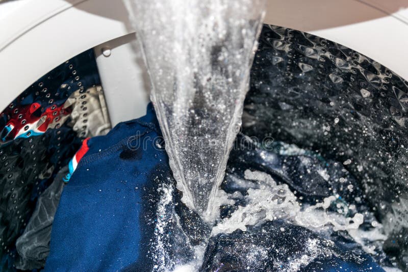 Washing machine stock photo. Image of clothes, laundry - 58650864