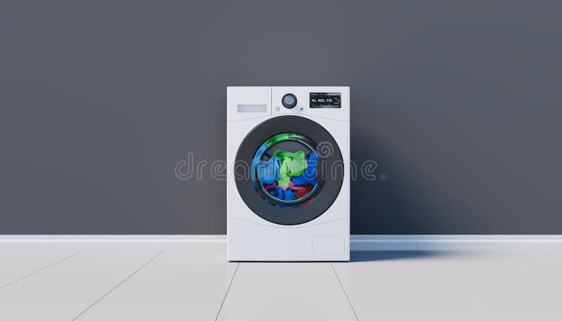 Inside Washing Machine View Stock Illustrations – 305 Inside Washing ...