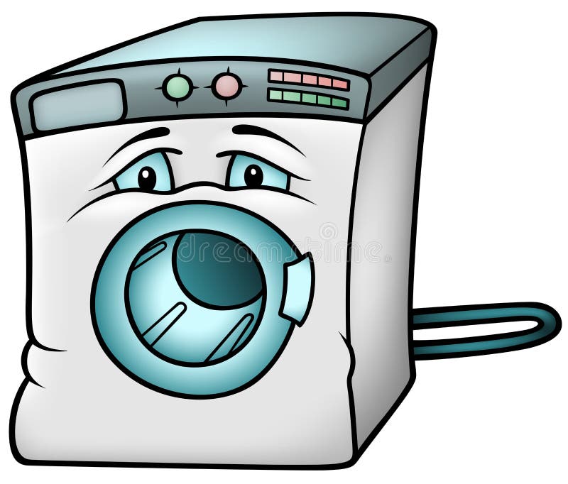Washing machine stock vector. Illustration of character - 72420255