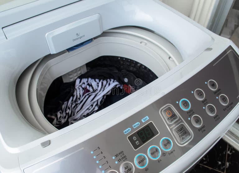 Washing Machine Controls stock photo. Image of wash, laundry - 70168296