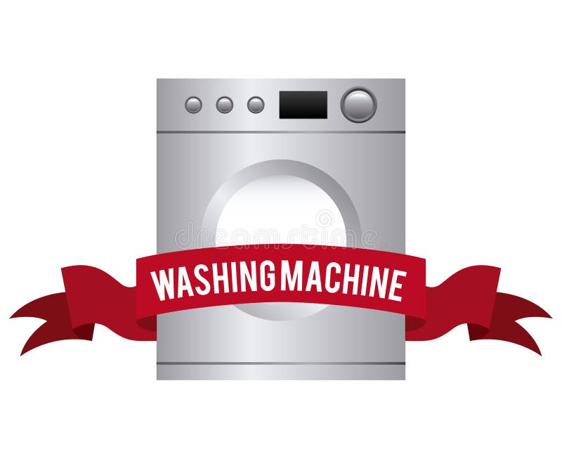 Washing machine design stock vector. Illustration of laundromat - 45173455