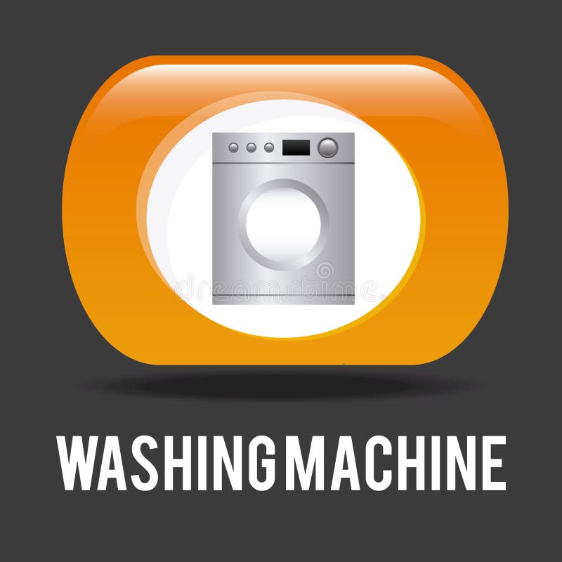 Washing machine design stock vector. Illustration of single - 45173585