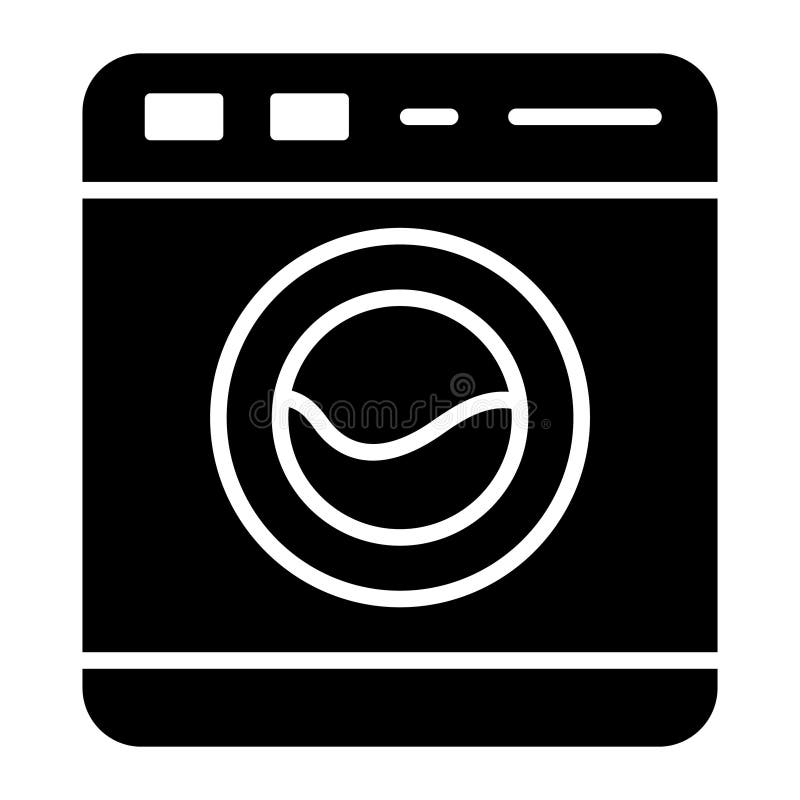Washing Machine Design of Houseware Vector Icon Stock Vector ...