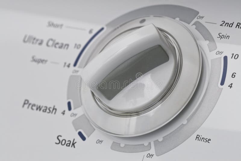 Washing Machine Dial stock photo. Image of clean, cold - 5254814