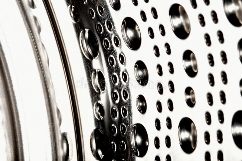 Washing Machine Drum in a Macro View Stock Image - Image of appliance ...