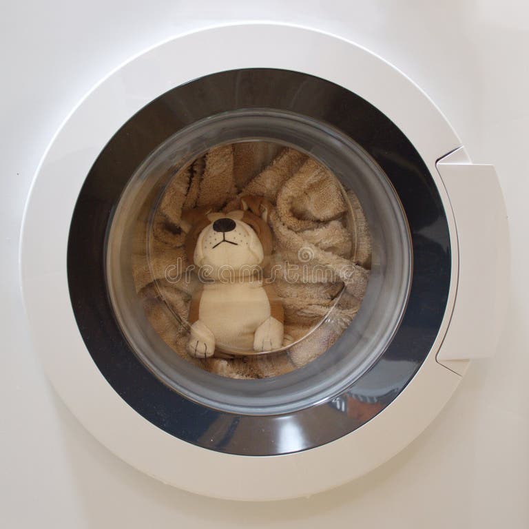 Washing machine drum stock image. Image of brown, clothing - 256765767