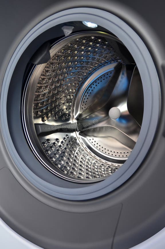 Washing machine drum stock image. Image of steel, technology - 41794635