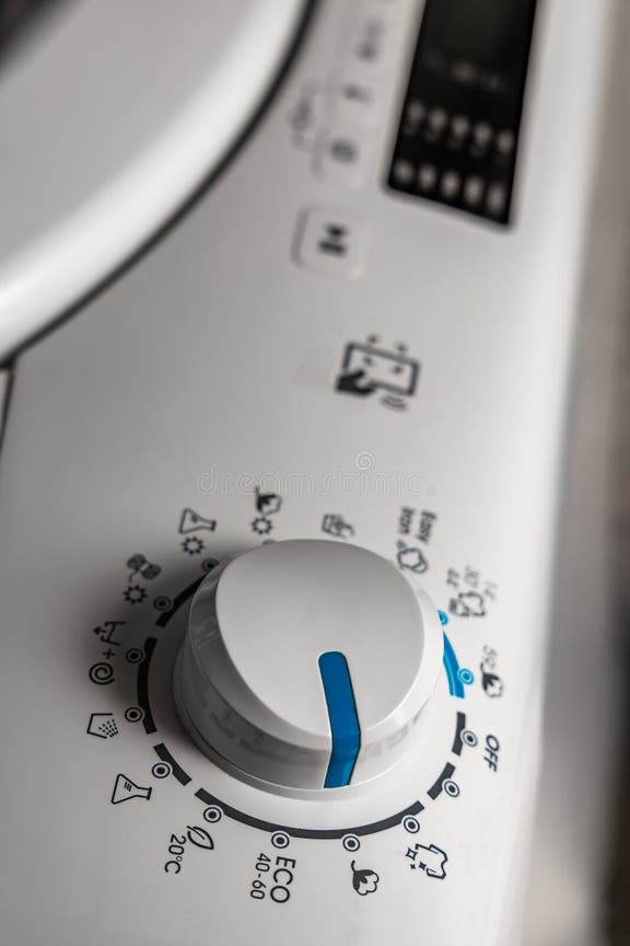 Washing in a Washing Machine, Ecological Program, Saving Energy and ...