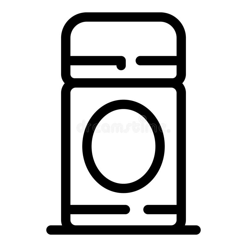 Washing Machine Front Load Icon Outline Style Stock Vector ...