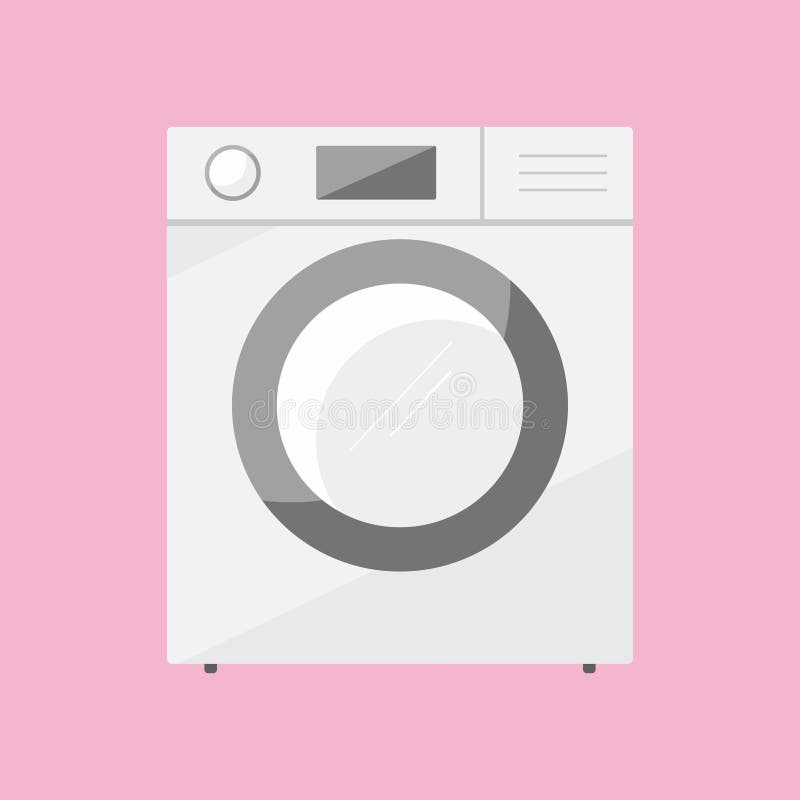 Washing Machine Front Load Washer Vector Image Stock Vector ...