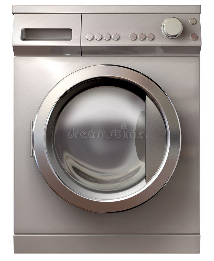 Washing Machine Front Door Open Stock Illustration - Illustration of ...