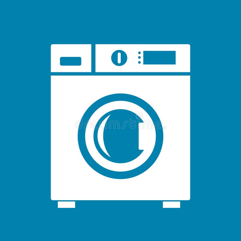 Washing Machine Pictogram Stock Illustrations – 4,875 Washing Machine ...