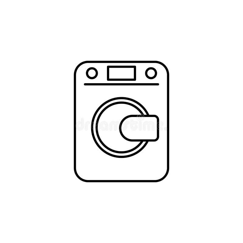 Washing Machine Icon. Element of Otel and Motels for Mobile Concept and ...