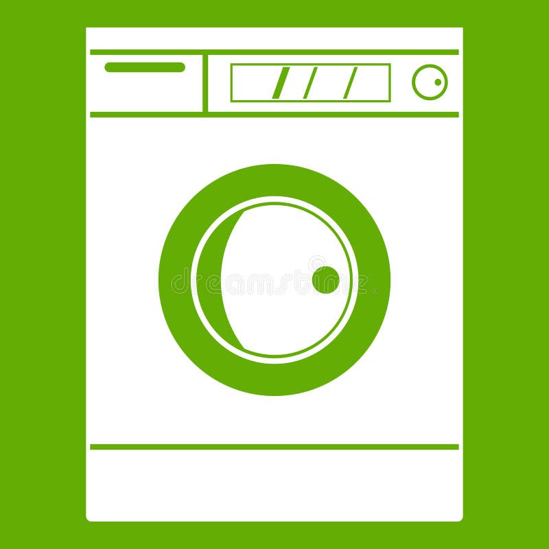 Washing Machine Icon Green Stock Illustrations – 1,183 Washing Machine ...