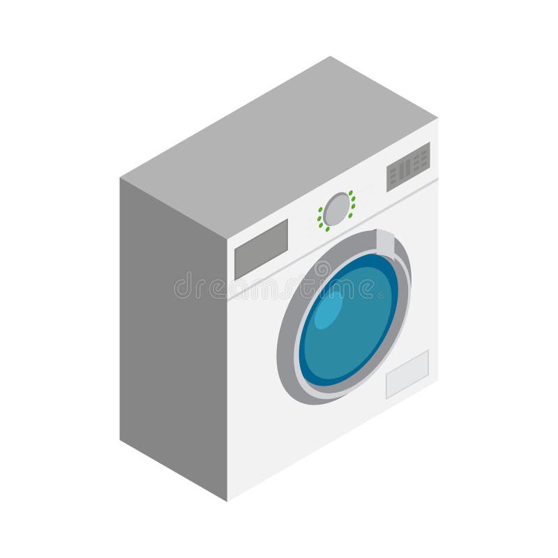 Washing Machine Icon stock vector. Illustration of decorative - 273316154