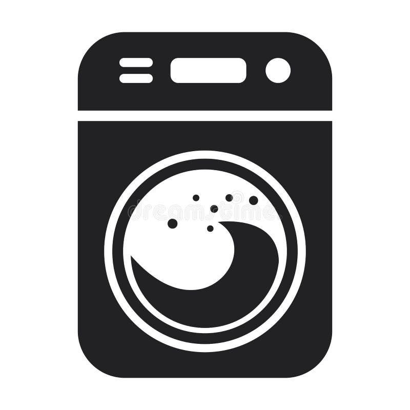 Washing Machine Icon. Laundry Concept Vector Illustration Stock Vector ...