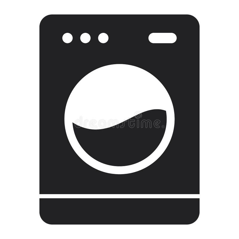 Washing Machine Icon. Laundry Concept Vector Illustration Stock Vector ...