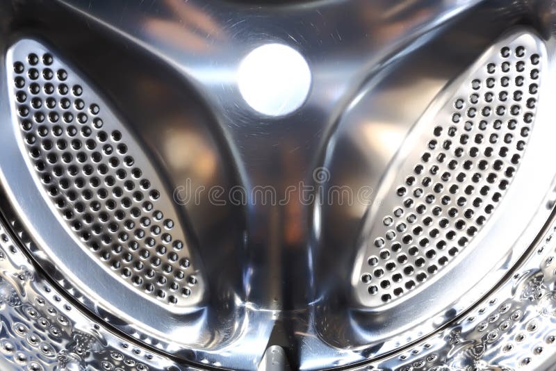 Washing Machine Inside Closeup Stock Photo - Image of washer ...