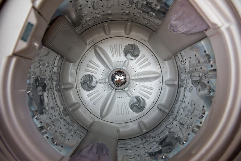 Washing Machine Inside the Washing Machine Stock Image - Image of ...