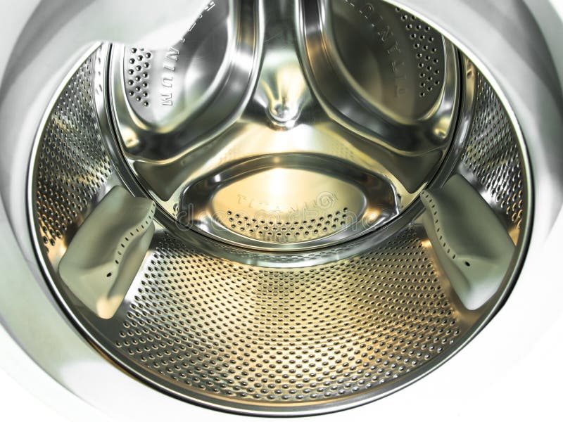 Washing Machine Interior View Stock Image - Image of clean, device ...