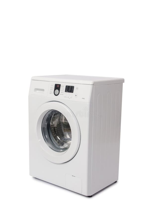 The Washing Machine Isolated on White Background Stock Image - Image of ...