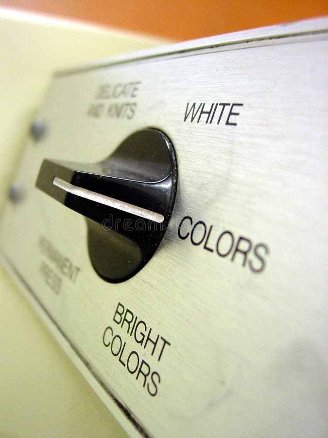 Washing machine knob stock photo. Image of coin, machine - 83588