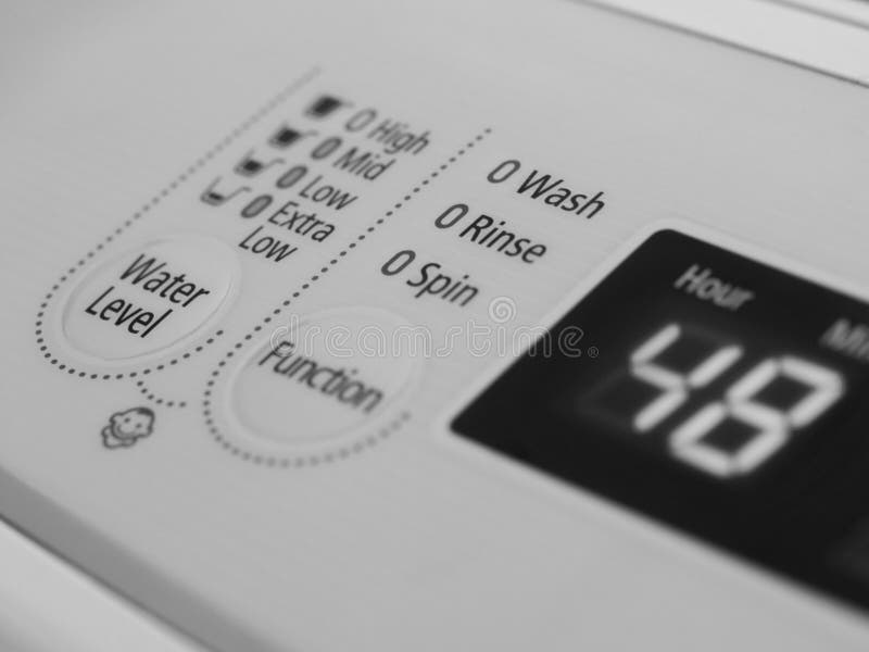 Washing Machine Lcd Indicator Stock Photos - Free & Royalty-Free Stock ...