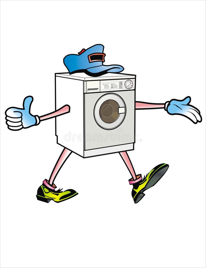 Cartoon Washing Machine Stock Illustrations – 6,601 Cartoon Washing ...