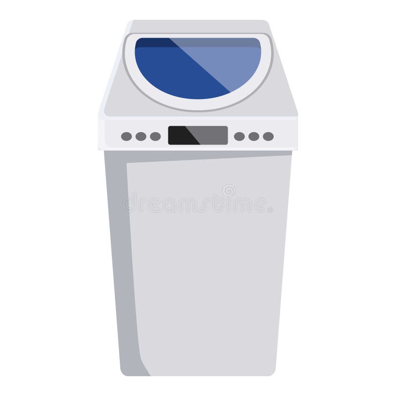Washing Machine with Open Lid Showing Empty Drum, Ready for a Load of ...