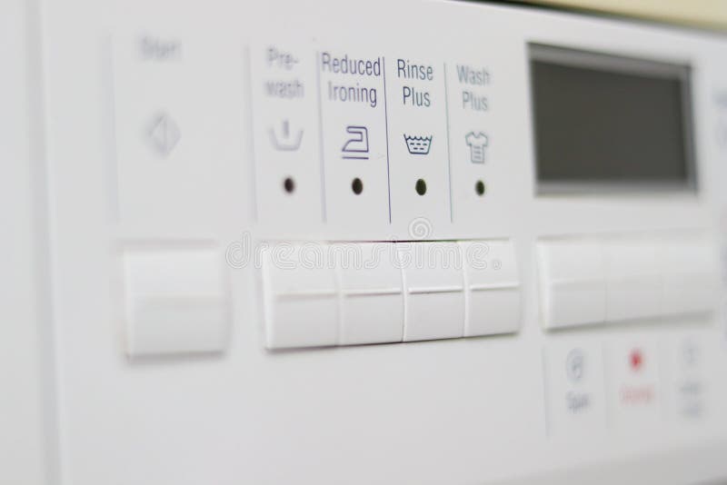 Washing machine panel stock image. Image of control - 115868979