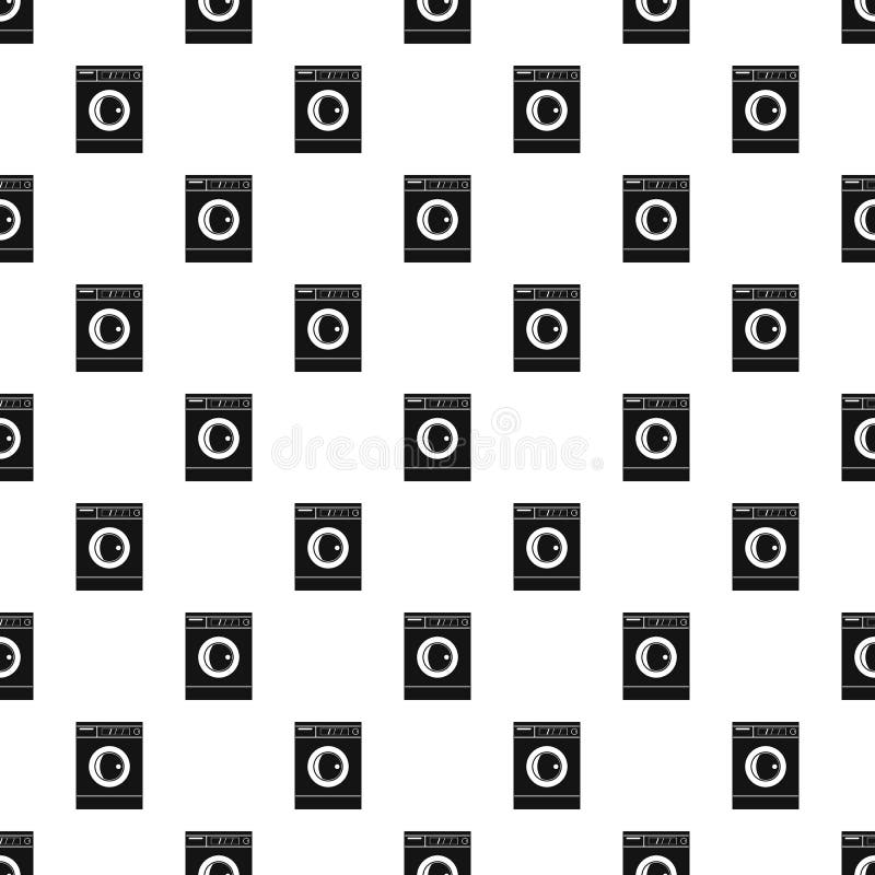 Washing Machine Pattern Vector Stock Vector - Illustration of spinning ...