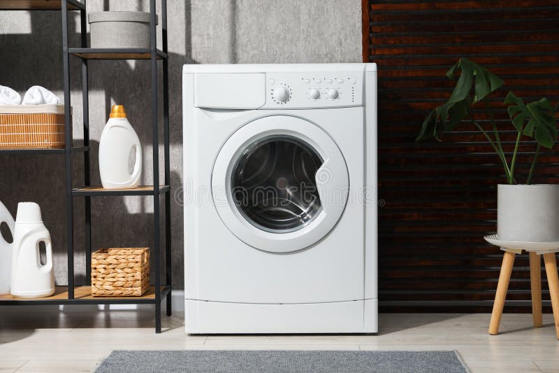 Washing Machine Plant Detergents Laundry Room Stock Photos - Free ...