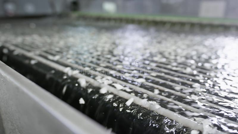 Washing Machine for Plastic and Polymer Particles. Stock Video - Video ...