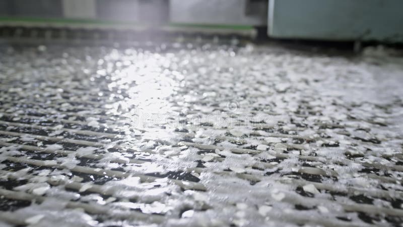 Washing Machine for Plastic and Polymer Particles. Stock Footage ...