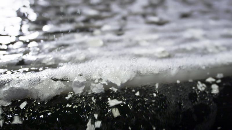 Washing Machine for Plastic and Polymer Particles. Stock Footage ...