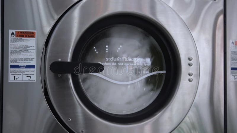 The Washing Machine is Running. Stock Footage - Video of equipment ...