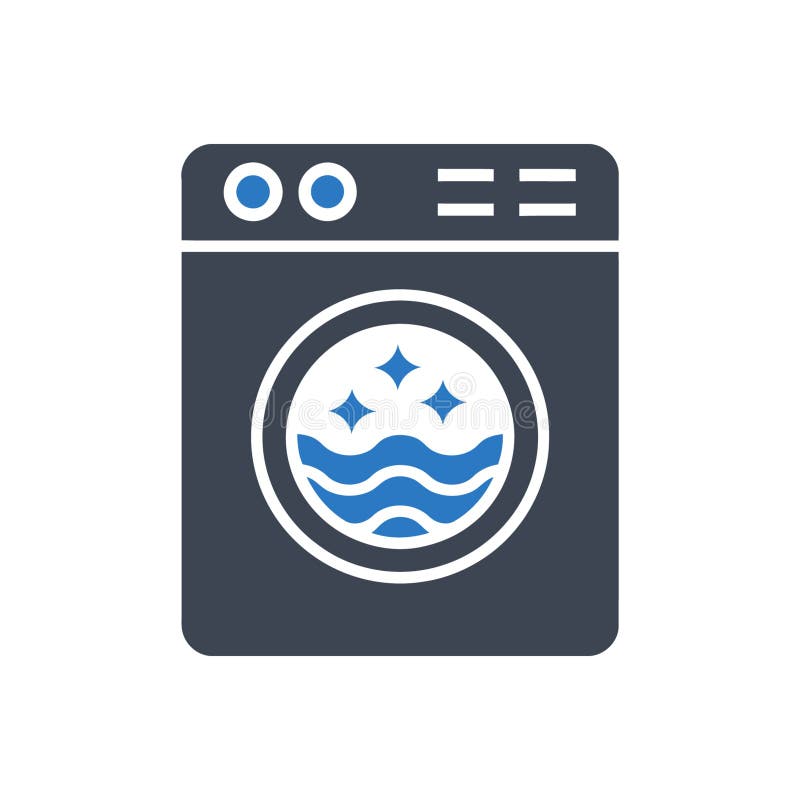 Washing Machine Sparkle Icon Stock Vector - Illustration of icon ...