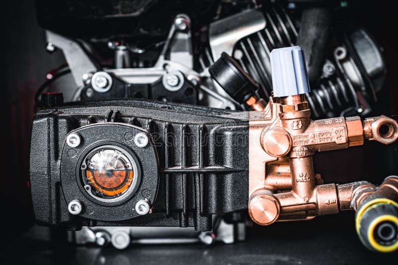 A Washing Machine with a Three-stroke Gasoline Engine Stock Image ...