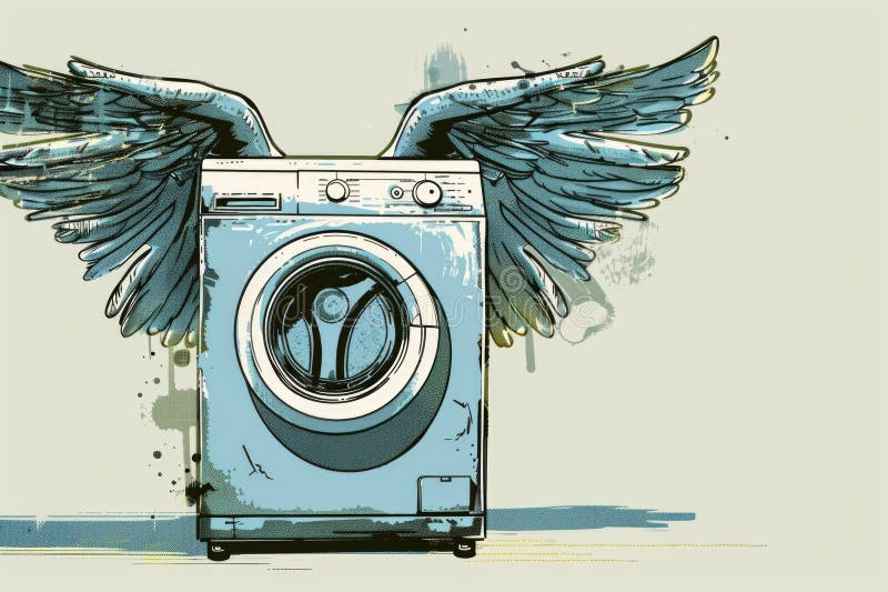 A Washing Machine with Wings, an Unusual Concept for Creative Projects ...