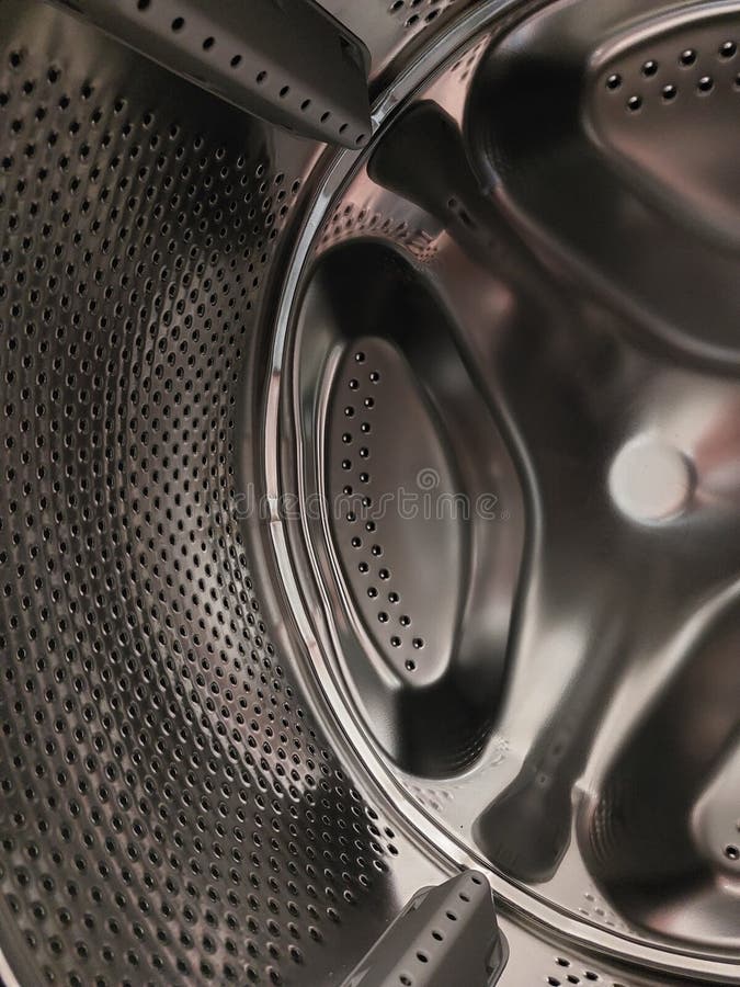 Washing mashine inside stock photo. Image of black, circle - 253611360