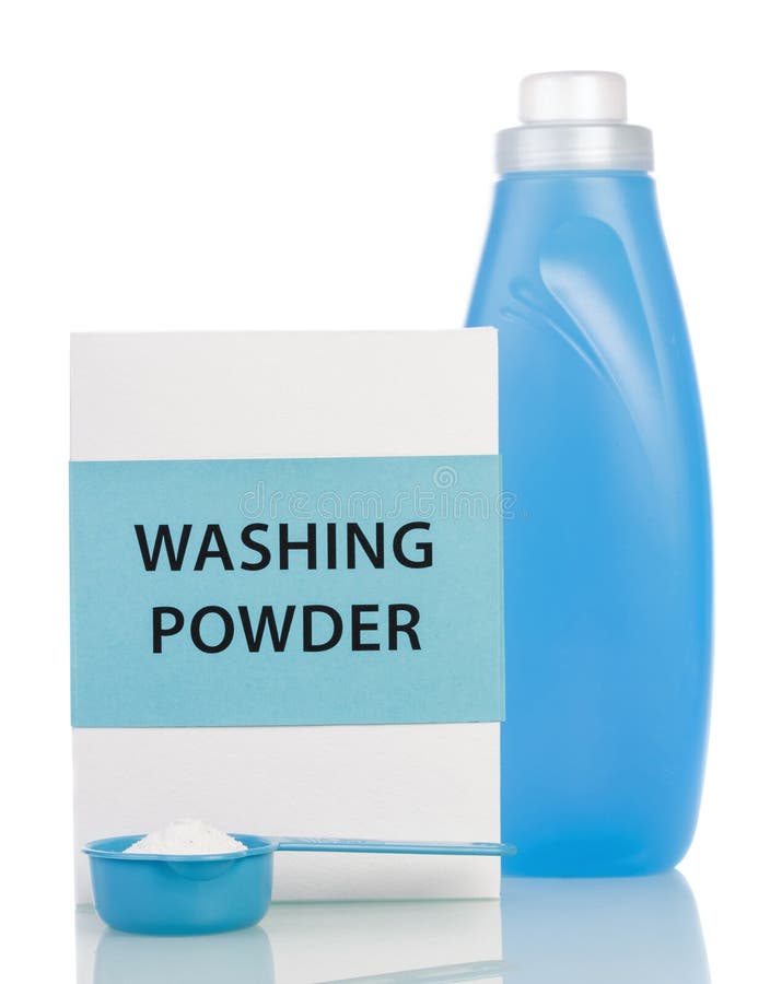 Washing Powder and Cleaning Items Stock Photo - Image of home ...
