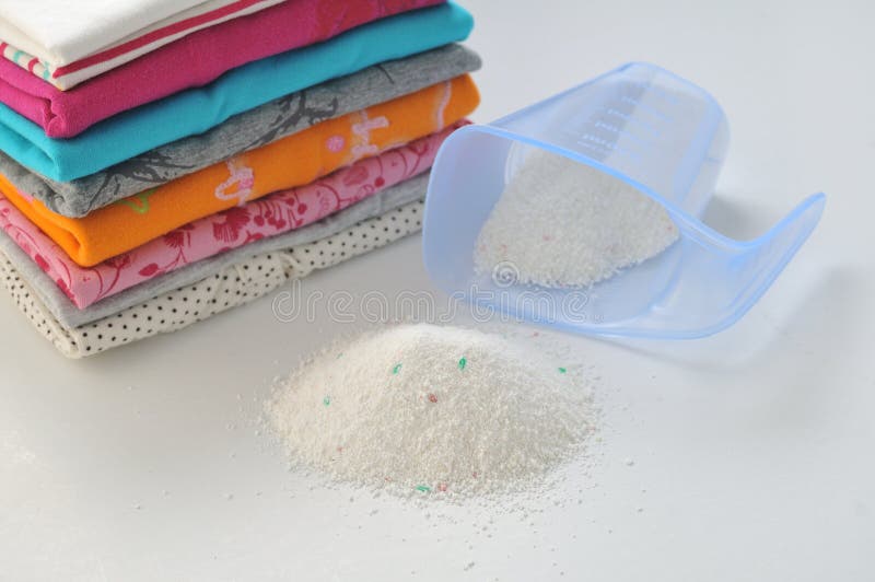 Washing Powder for Colored Fabrics Stock Photo - Image of cleaner ...