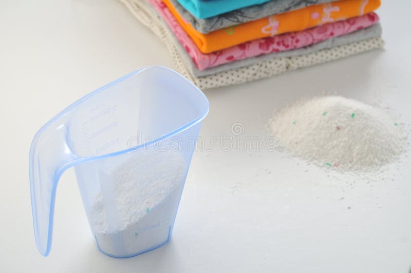 Washing Powder for Colored Fabrics Stock Image - Image of cotton ...