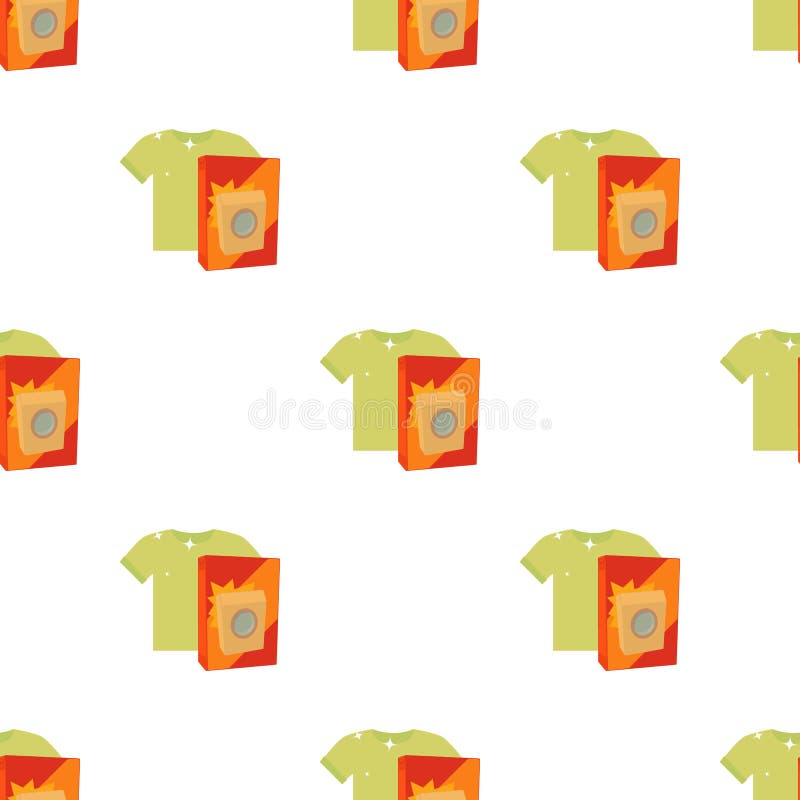 Washing Powder for Colored Things Pattern Seamless Vector Stock Vector ...
