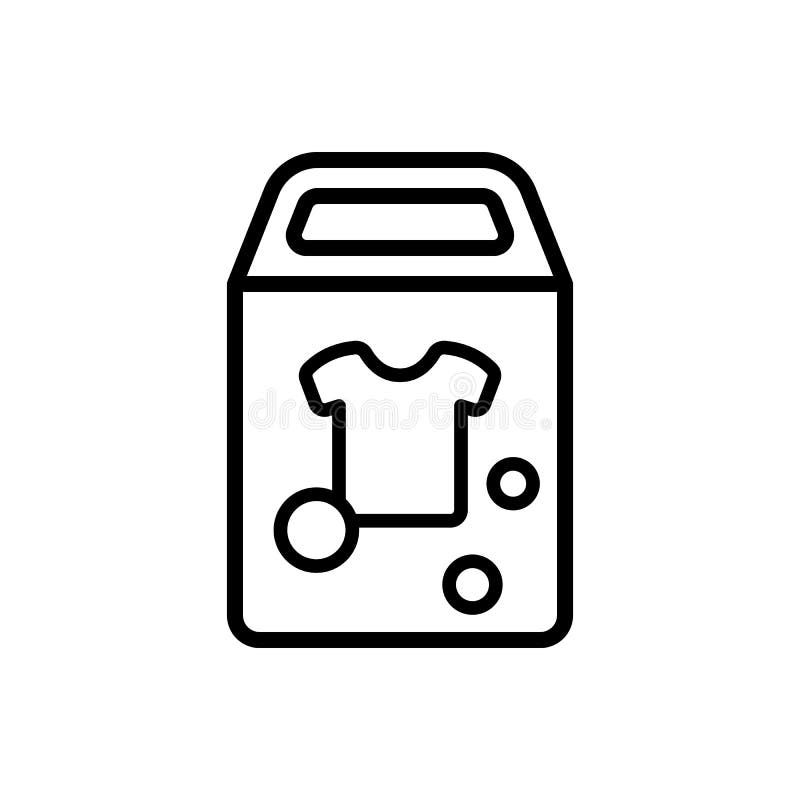 Washing Powder Detergent Icon. Simple Line, Outline Vector Elements of ...