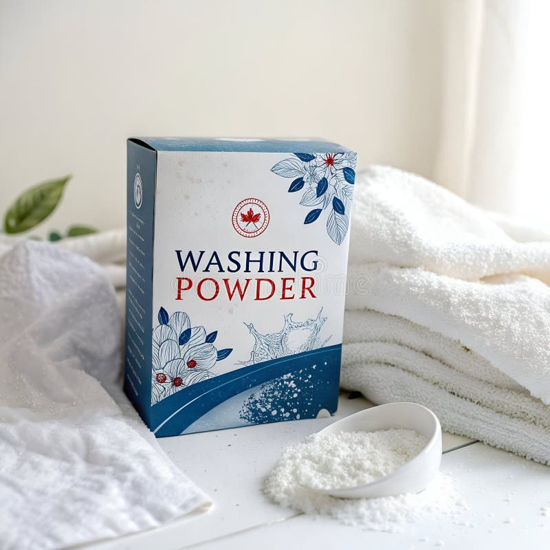 Washing Powder, Laundry Detergent for Cleaning Clothes Stock ...