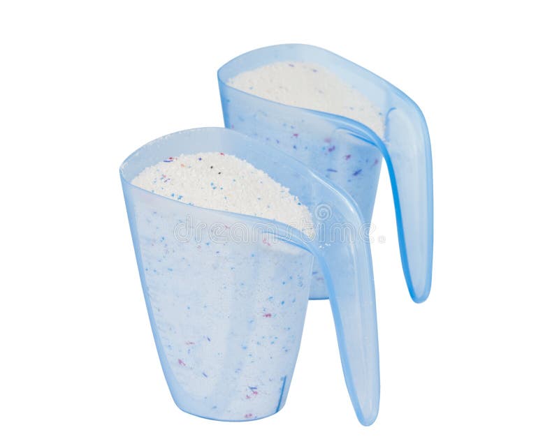 Washing Powder in a Measuring Cup Stock Photo - Image of white, clean ...