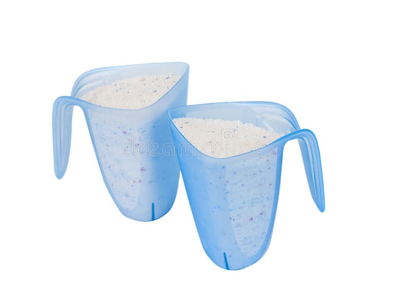 Washing Powder in a Measuring Cup Stock Image - Image of cleanse ...