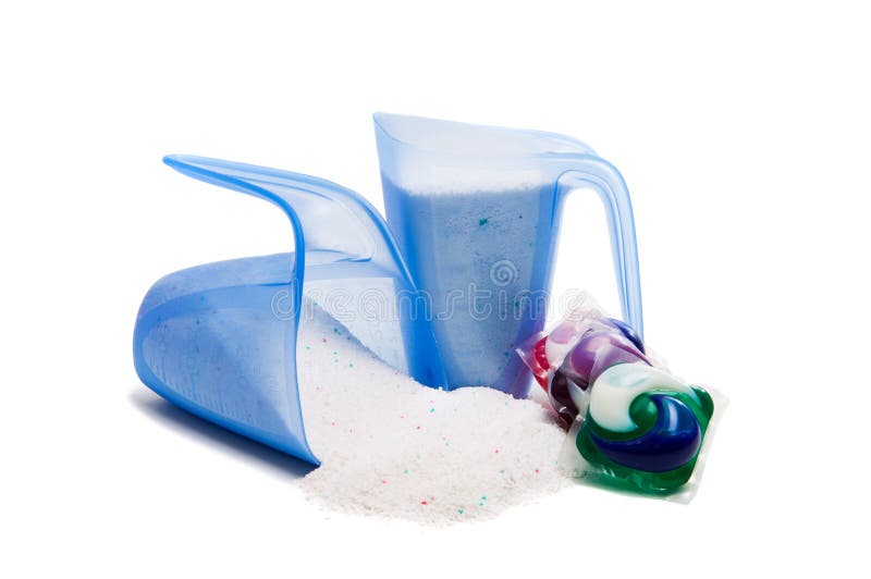 Washing Powder in a Measuring Cup Stock Image - Image of housework ...